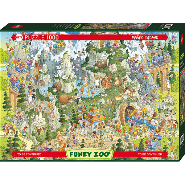 Buy Funky zoo: himalayan habitat, marino degano (1000pcs) Puzzle ...