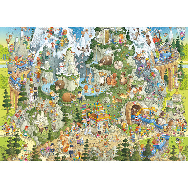 Buy Funky zoo: himalayan habitat, marino degano (1000pcs) Puzzle ...