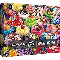 Buy Pfg colorful cakes (usage/used - puzzles for good) Puzzle | Jigsaw ...