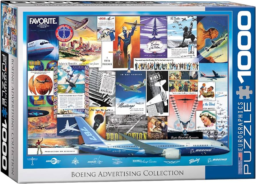 Buy Pfg boeing vintage ads (usage/used - puzzles for good) Puzzle ...