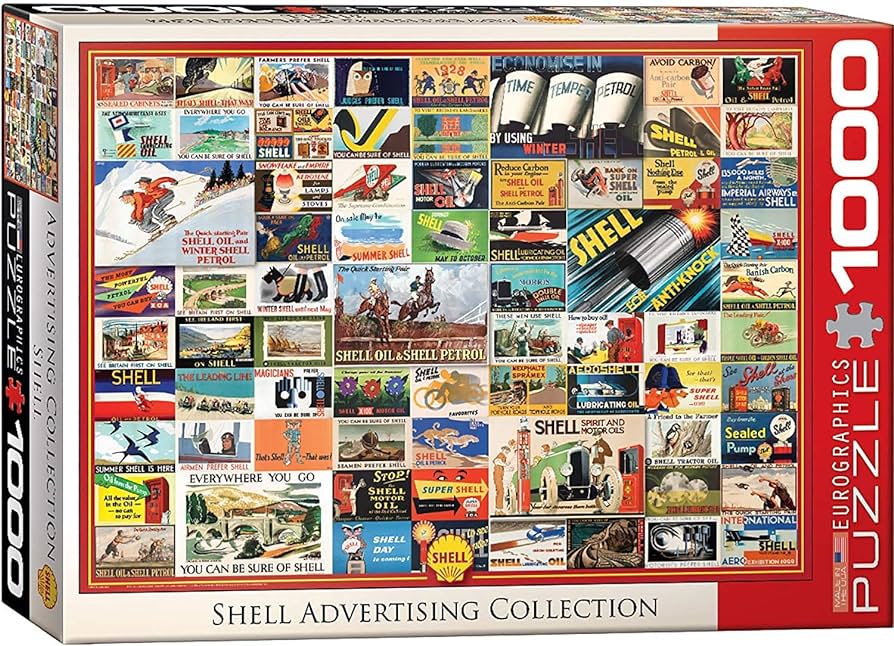 Buy Pfg shell advertising collection (usage/used - puzzles for good ...
