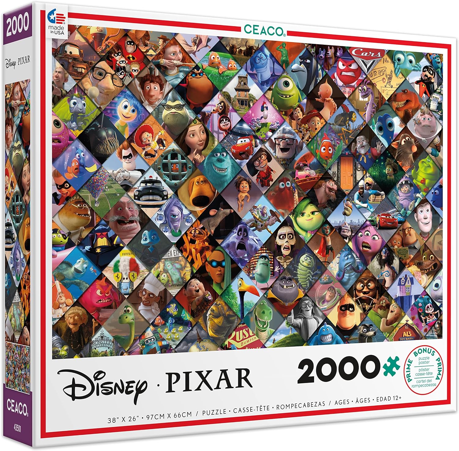 Buy Disney - pixar clips (2000pcs) Puzzle | Jigsaw Jungle