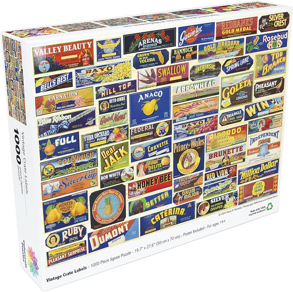 Buy Pfg vintage crate labels (usage/used - puzzles for good) Puzzle ...