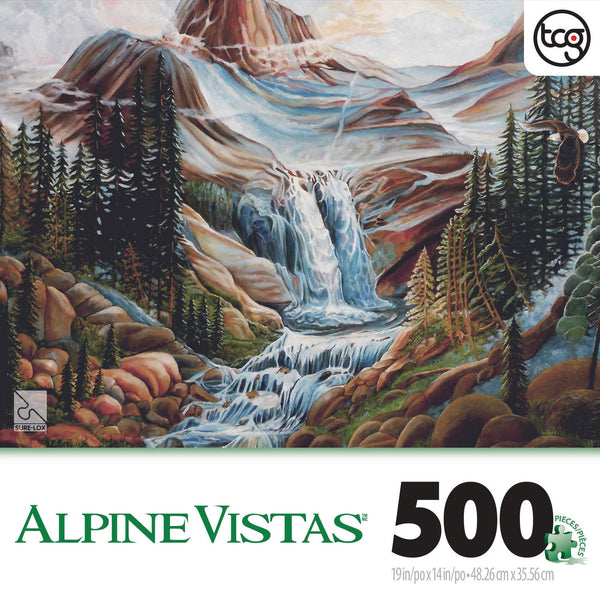 Buy Pfg alpine vistas - eagles-eye view (500pcs) (usage/used - puzzles ...