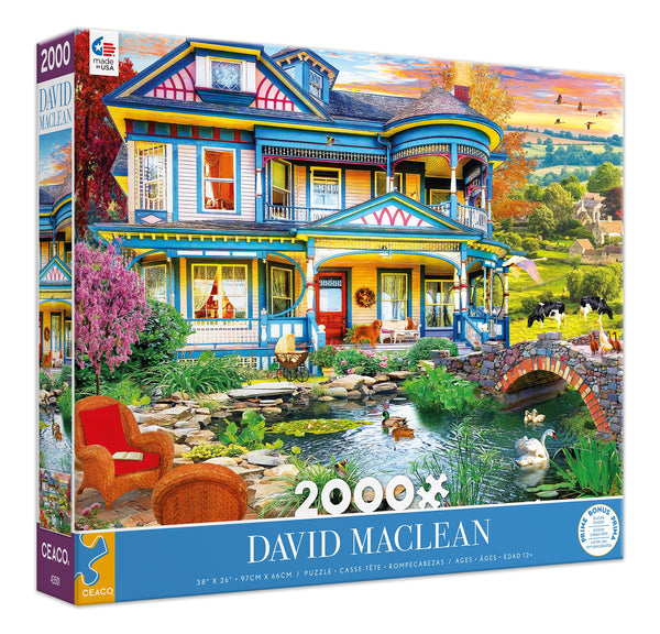 Buy Country home, david maclean (2000pcs) Puzzle | Jigsaw Jungle