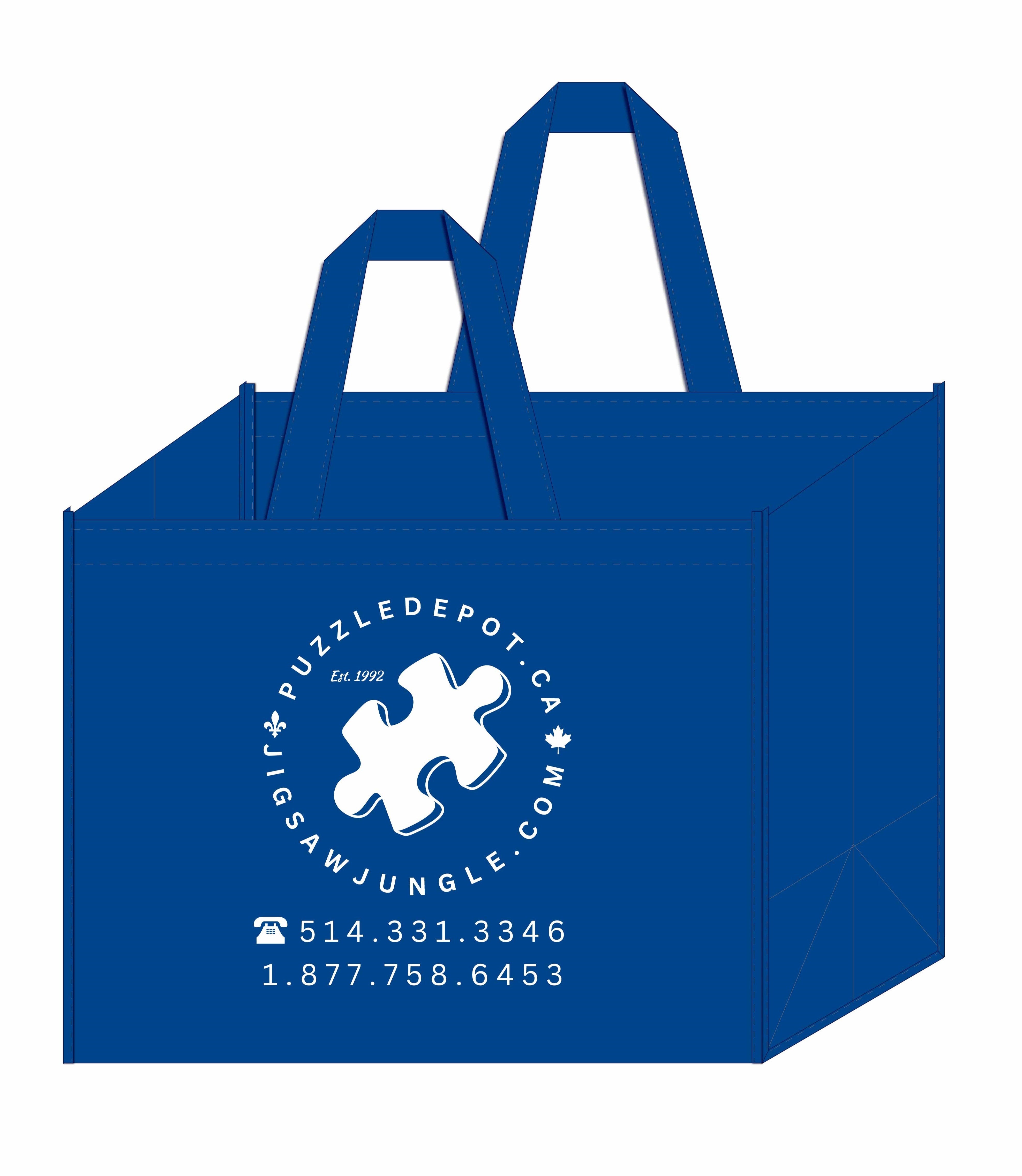 Buy Jigsaw jungle puzzle depot re-usable shopping bag Puzzle | Jigsaw ...