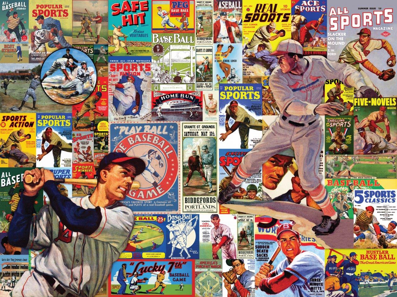 Buy Vintage posters collection - major league (550pcs) Puzzle | Jigsaw ...