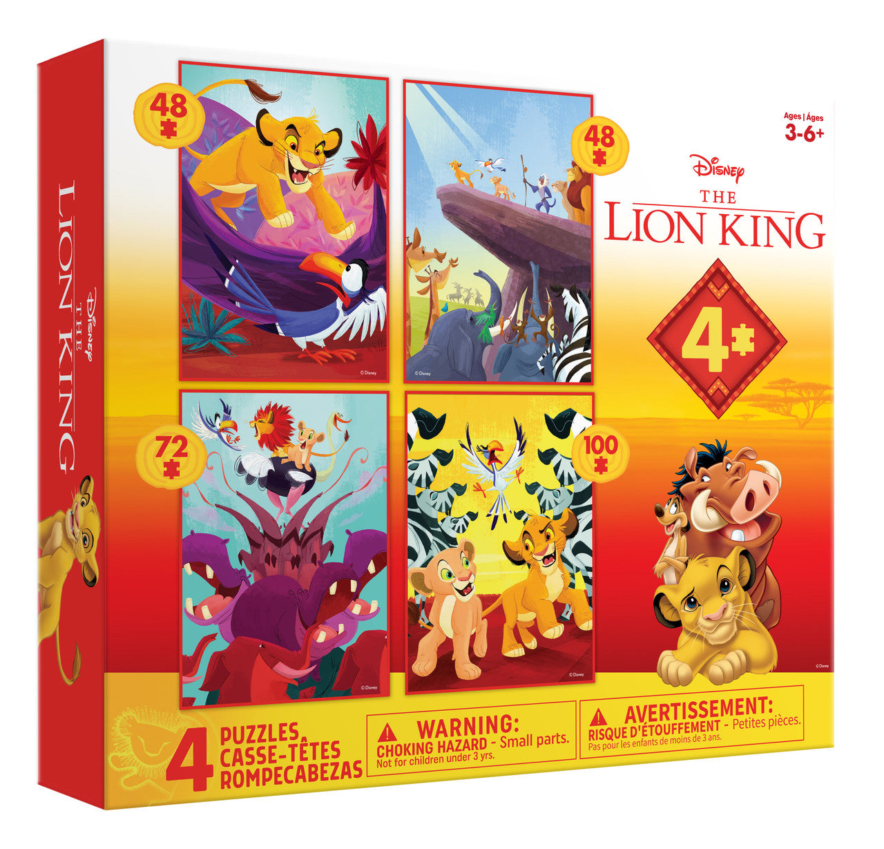 Buy Disney lion king 4-in-1 multipack Puzzle | Jigsaw Jungle