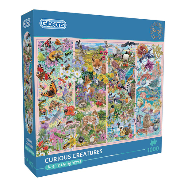 Buy Curious creatures, janice daughters (1000pcs) Puzzle | Jigsaw Jungle