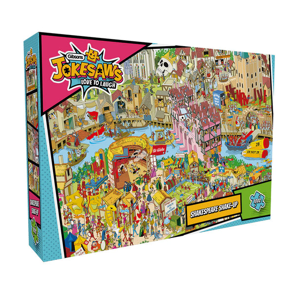 Buy Jokesaws - shakespeare shake-up (1000pcs) Puzzle | Jigsaw Jungle