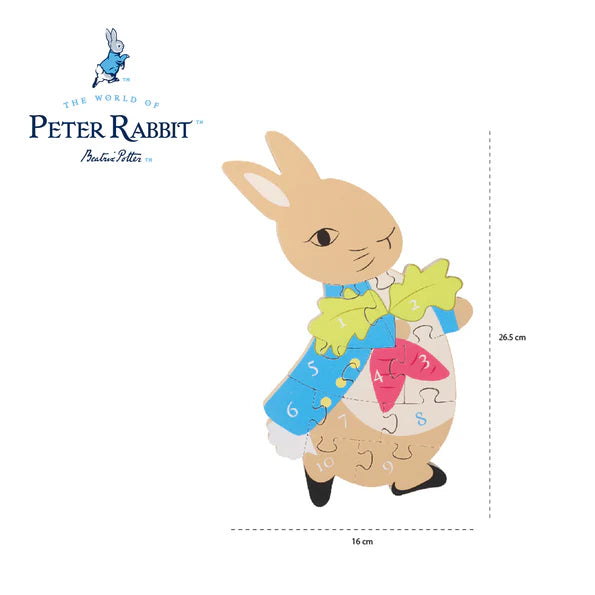 Buy Peter rabbit number puzzle Puzzle | Jigsaw Jungle