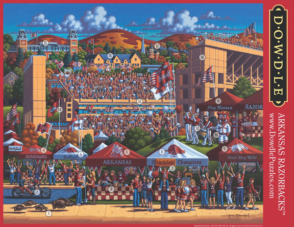 Buy Arizona razorbacks (500pcs) Puzzle | Jigsaw Jungle