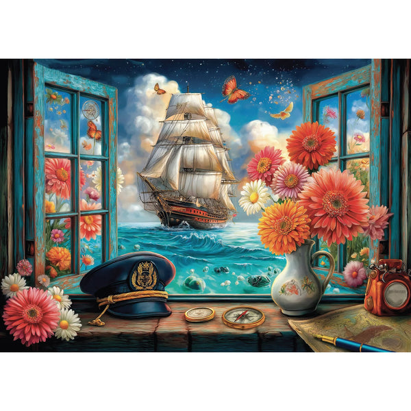 Buy Window sea view (1000pcs) Puzzle | Jigsaw Jungle
