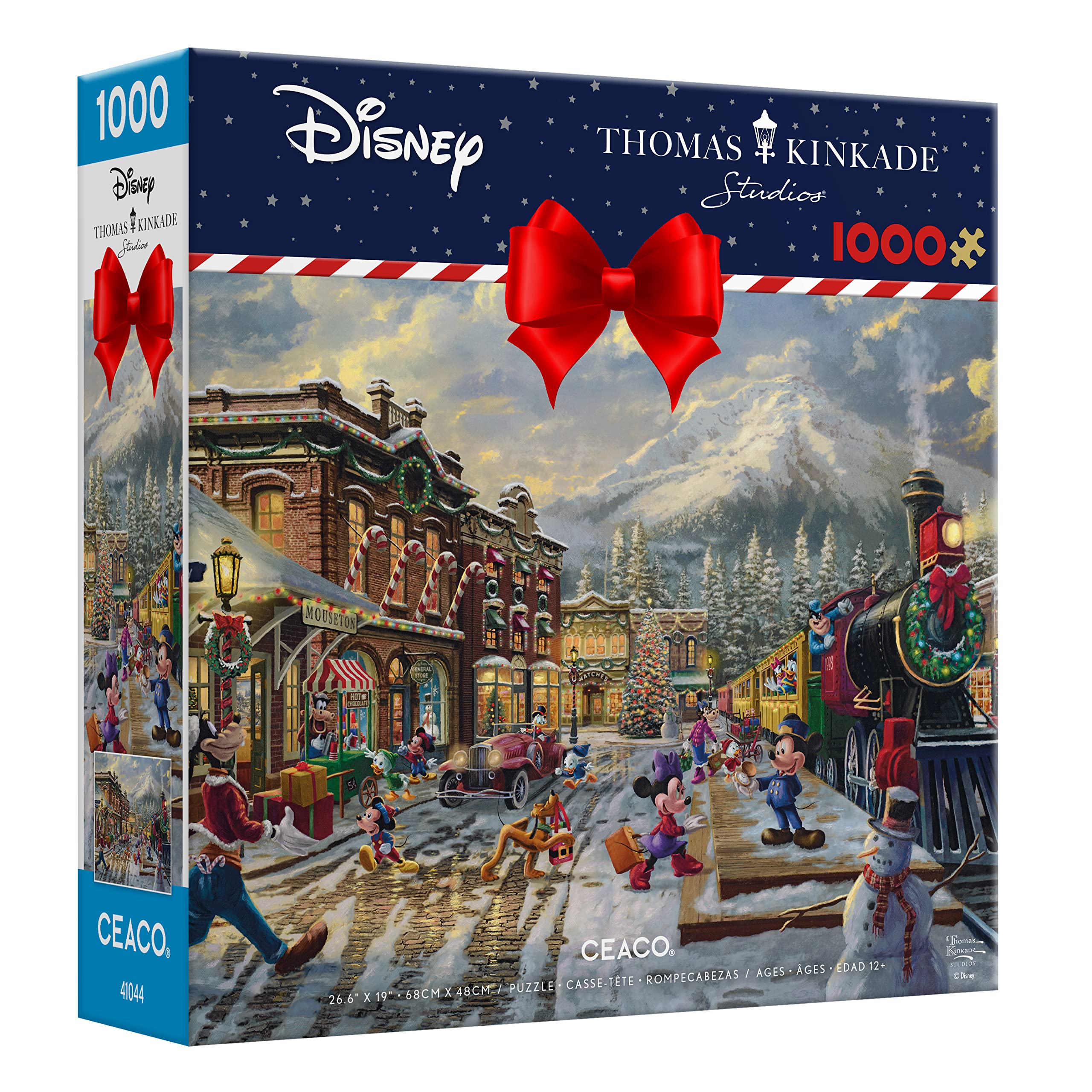 Buy Mickey & minnie candy cane express, thomas kinkade (1000pcs) Puzzle ...