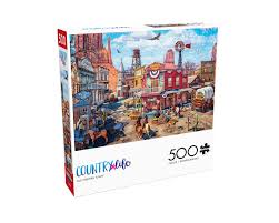 Buy Pfg country life - old western town (500pcs) (usage/used - puzzles ...