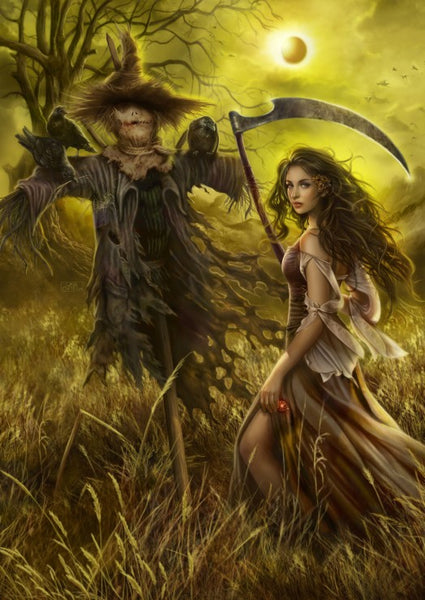 Buy Field of the scarecrow, cris ortega (2000pcs) Puzzle | Jigsaw Jungle