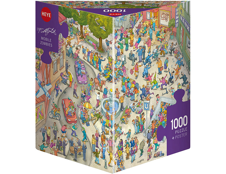 Buy Mobile zombies (1000pcs) (triangle box) Puzzle | Jigsaw Jungle