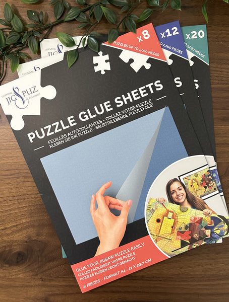 Buy Jig & puz 12 x puzzle adhesive sheets (up to 2000pcs) Puzzle ...