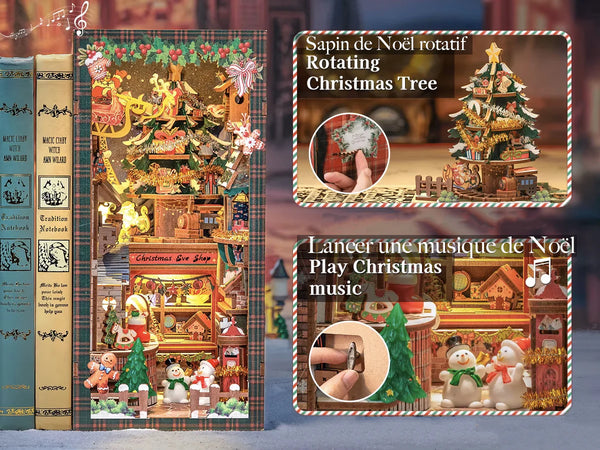 Buy Book nook - christmas wish store (wood) Puzzle | Jigsaw Jungle
