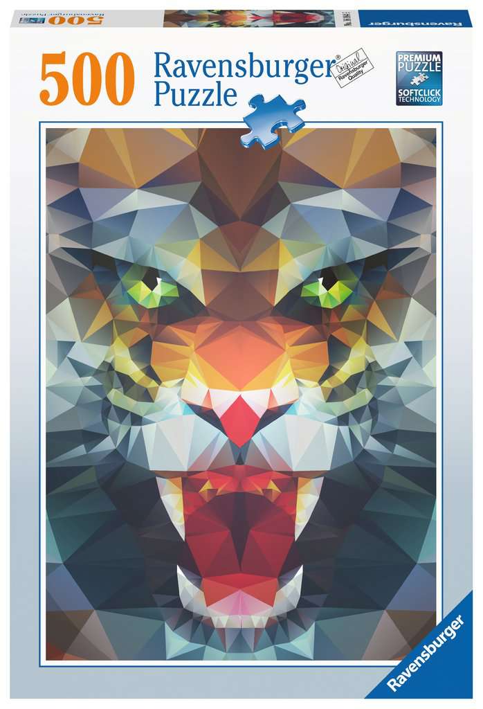 Buy Ravensburger polygone lion (500pcs) Puzzle | Jigsaw Jungle