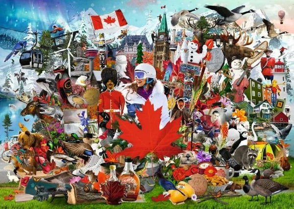 Buy Pfg ravensburger oh canada! - canadian collection (1000pcs) (usage ...