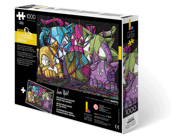 Buy Robocats (1000pcs) Puzzle | Jigsaw Jungle