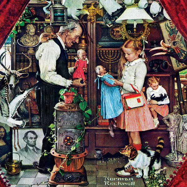 Buy Saturday evening post - april fools', norman rockwell (1000pcs ...