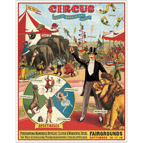 Buy Vintage - circus (1000pcs) Puzzle | Jigsaw Jungle