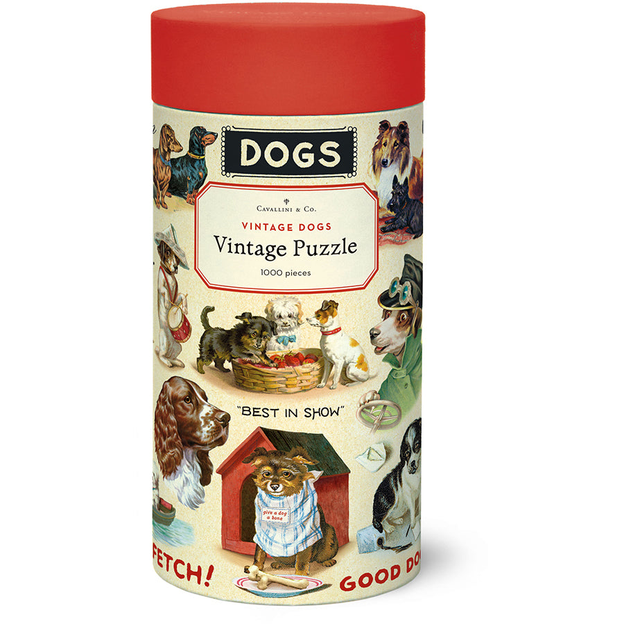 Buy Vintage - vintage dogs (1000pcs) Puzzle | Jigsaw Jungle