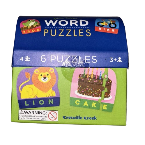 Buy Dmg 6 x four letter word puzzles (damaged box) Puzzle | Jigsaw Jungle