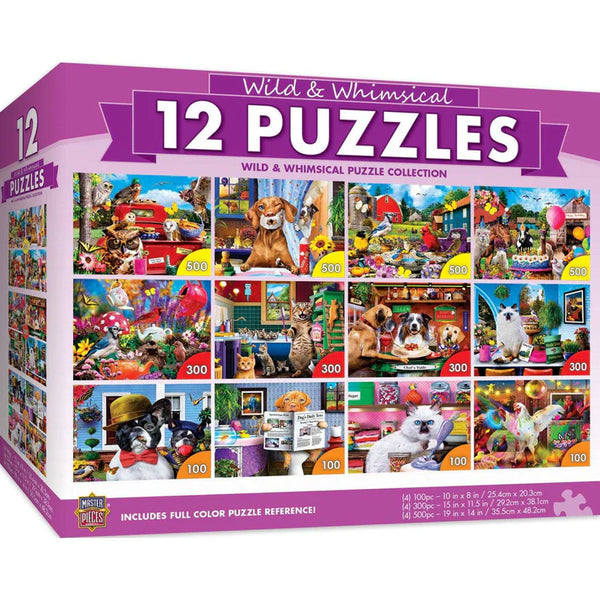 Buy Wild & whimsical multipack (12-pack) Puzzle | Jigsaw Jungle