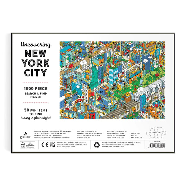 Buy Pfg uncovering new york city - seek & find (1000pcs) (usage/used ...