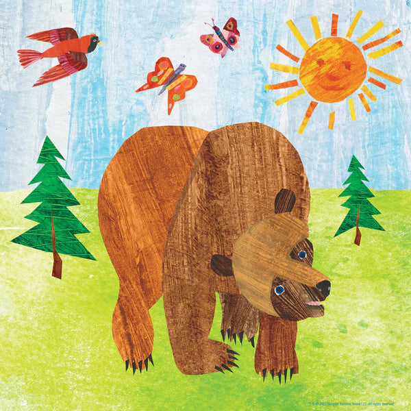 Buy Eric carle - brown bear cube puzzle (25pcs) Puzzle | Jigsaw Jungle