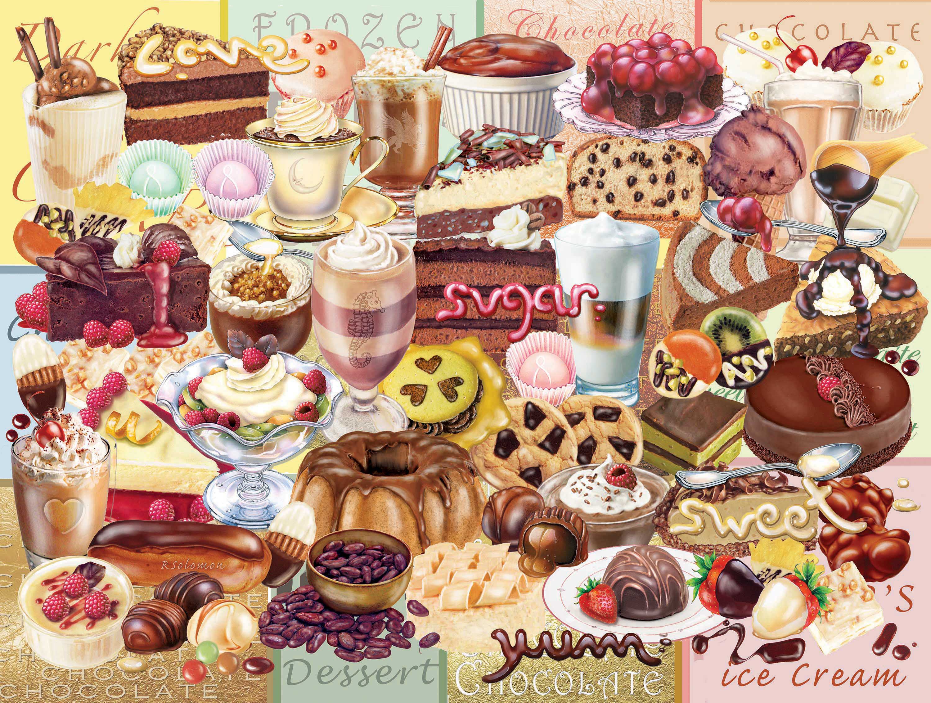 Buy Chocolate, rosiland solomon (550pcs) Puzzle | Jigsaw Jungle