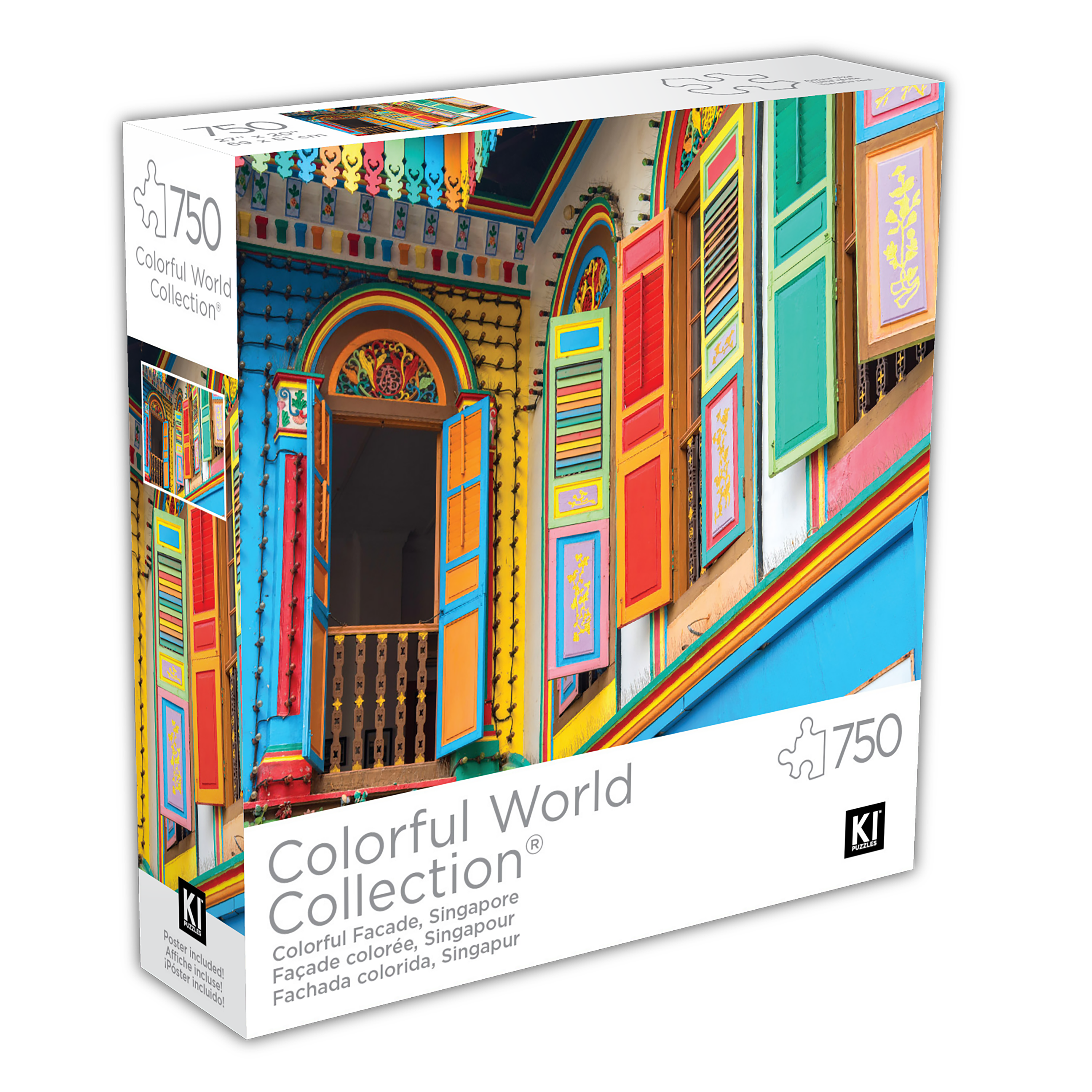 Buy Colorful world - colorful facade, singapore (750pcs) Puzzle ...