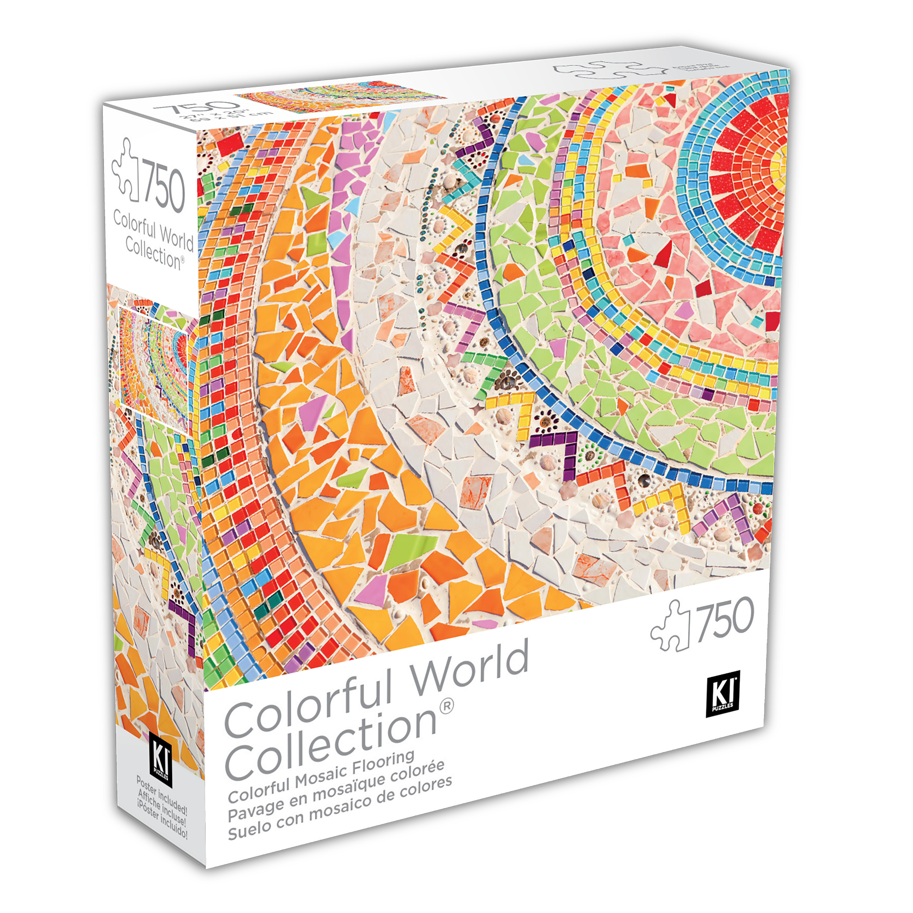 Buy Colorful world - colorful mosaic flooring (750pcs) Puzzle | Jigsaw ...