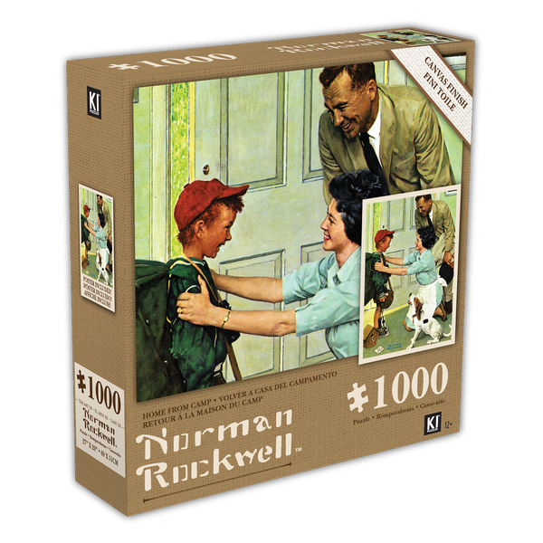 Buy Home from camp, norman rockwell (1000pcs) Puzzle | Jigsaw Jungle