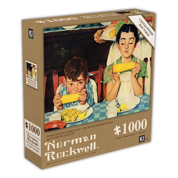 Buy Who's having more fun? norman rockwell (1000pcs) Puzzle | Jigsaw Jungle
