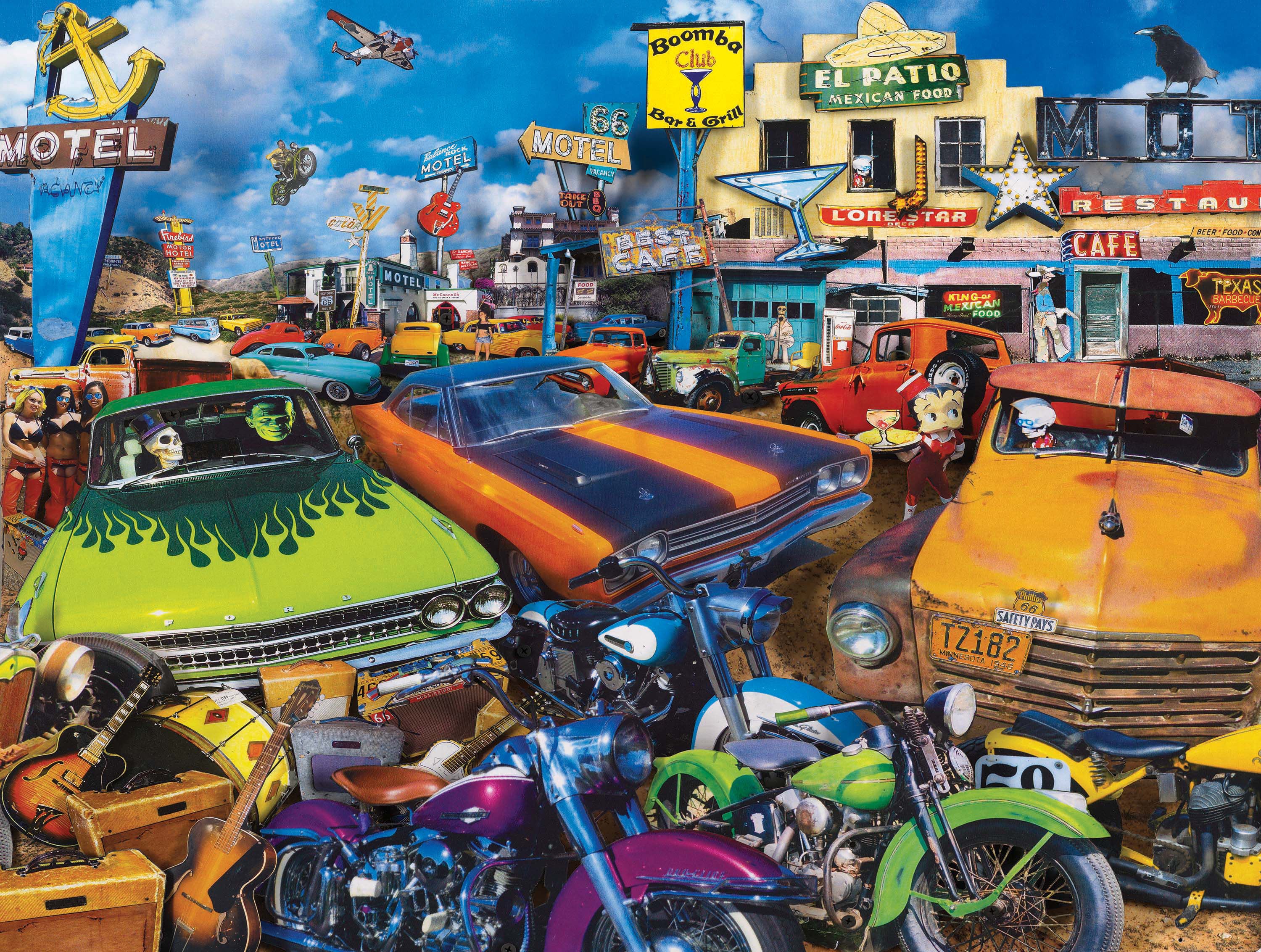 Buy Crow motel, john roy (300pcs) Puzzle | Jigsaw Jungle