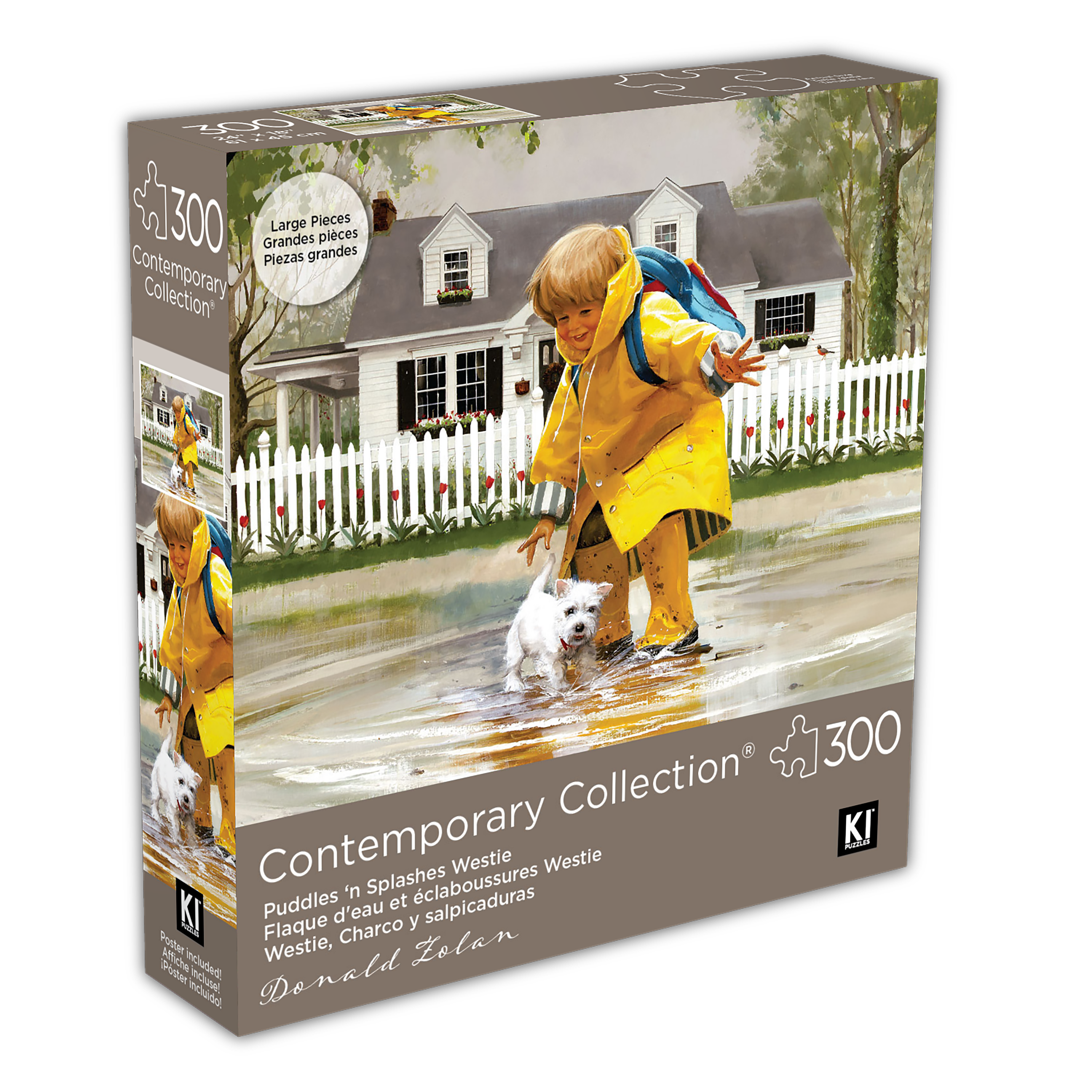 Buy Contemporary collection - puddles 'n splashes westie (300pcs ...
