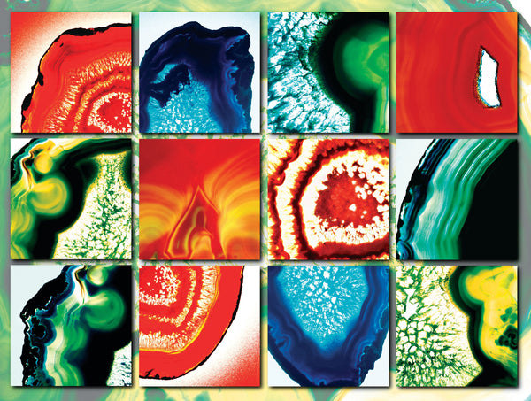 Buy Contemporary collection - geode collage (300pcs) Puzzle | Jigsaw Jungle