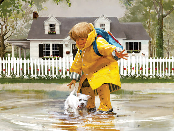 Buy Contemporary collection - puddles 'n splashes westie (300pcs ...