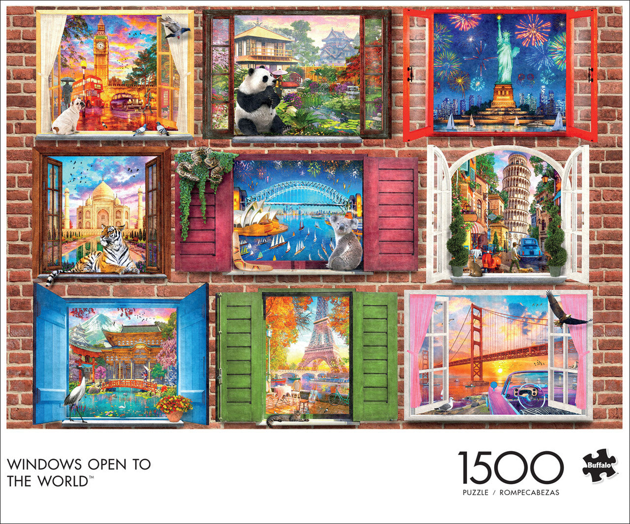 Buy Windows open to the world (1500pcs) Puzzle | Jigsaw Jungle