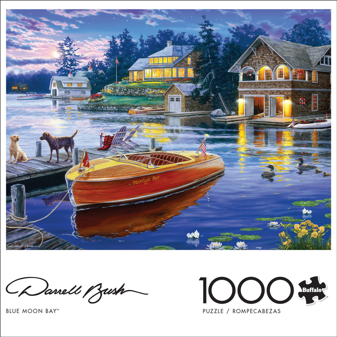 Buy Blue moon bay, darrell bush Puzzle | Jigsaw Jungle