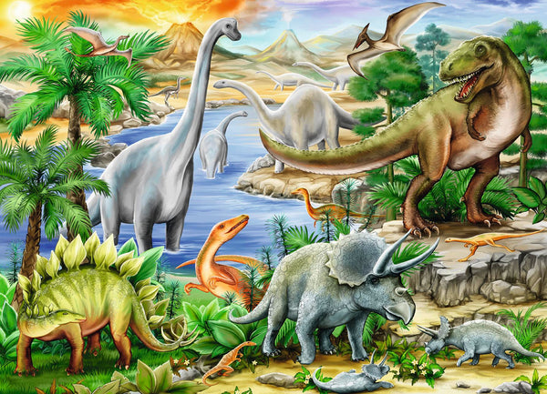 Buy Ravensburger prehistoric life Puzzle | Jigsaw Jungle