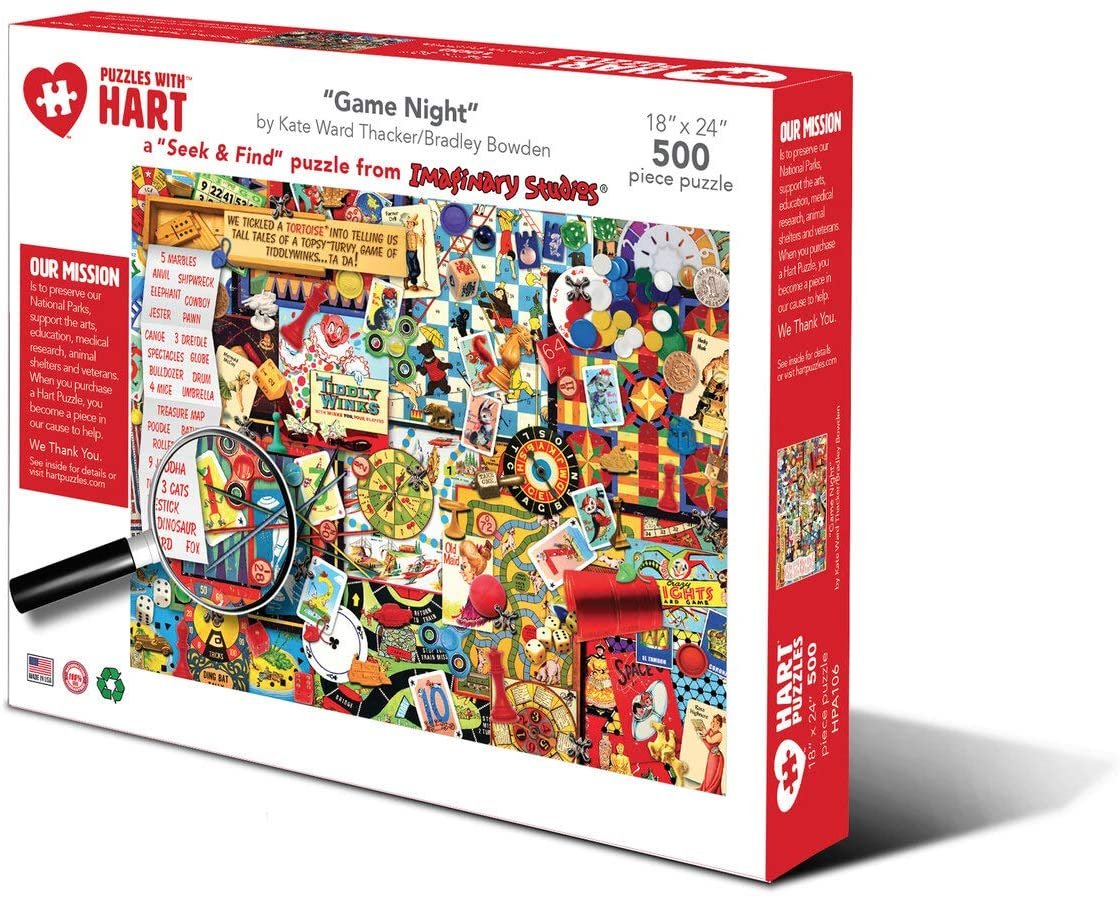 Buy Seek & find: game night, kate ward thacker & bradley bowden Puzzle ...