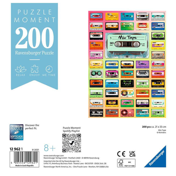 Buy Ravensburger puzzle moment - mix tape (200pcs) Puzzle | Jigsaw Jungle