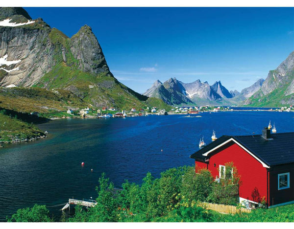 Buy Ravensburger norweigan fishing village Puzzle | Jigsaw Jungle