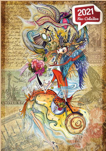 Acheter Fille circassienne voyageant dans le monde (1500pcs)Casse-tête ...