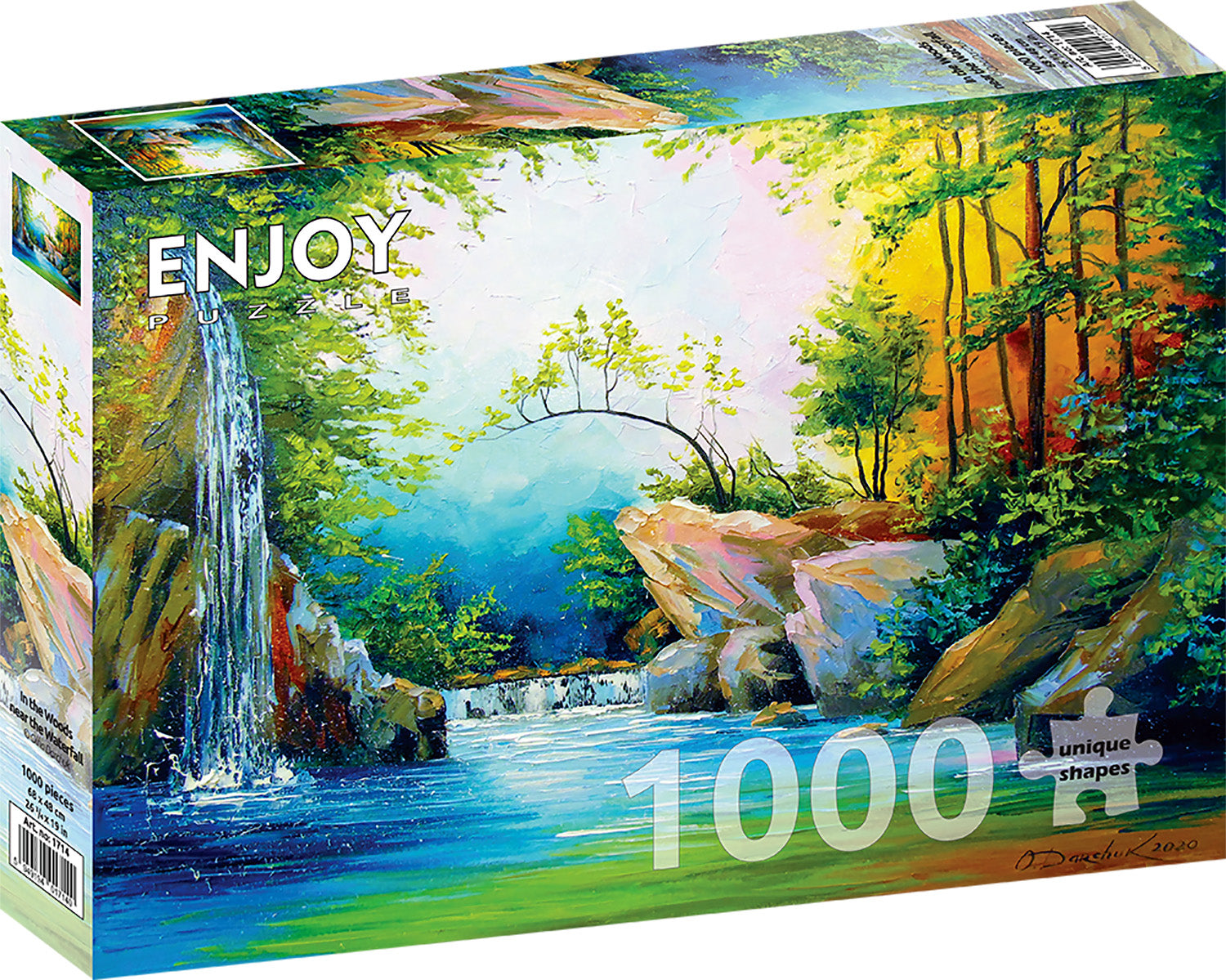 Buy In the woods near the waterfall (1000pcs) Puzzle | Jigsaw Jungle